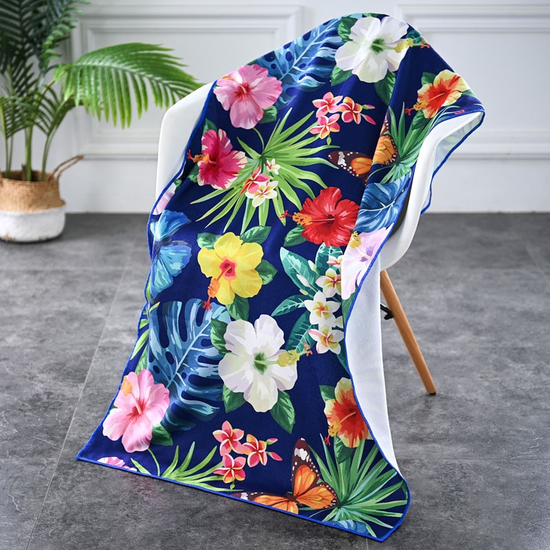 Custom Printed Microfiber Beach Towels & Ponchos | Ena Textiles